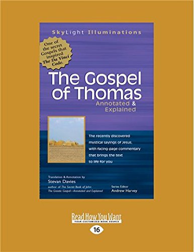 The Gospel of Thomas: A Guidebook for Spiritual Practice by Stevan ...