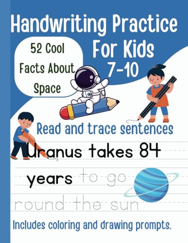 Handwriting Practice For Kids 7-10 | 100 Pages | Sentence Writing ...