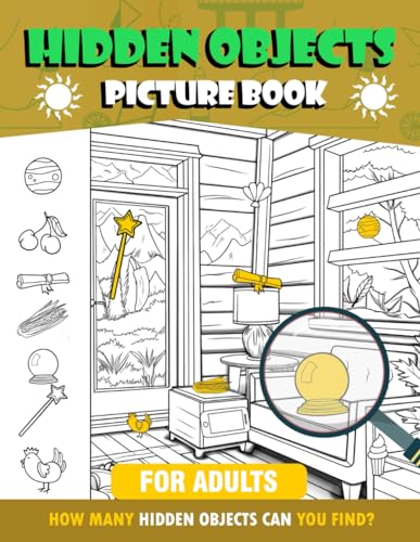 Hidden Pictures for Adults: Look And Find Book, Hidden Pictures Puzzles ...