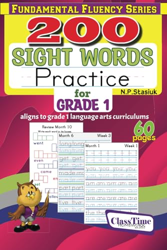200 Sight Words Practice for Grade 1 by Mr. Norman Peter Stasiuk ...