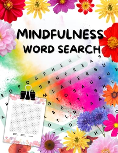 Mindfulness Word Search: For adults, relaxing word search puzzles that ...