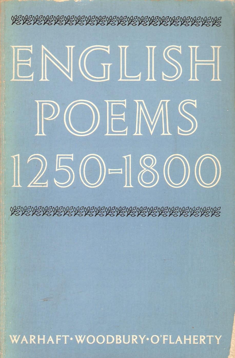 English Poems, 1250-1800 by Various | Goodreads