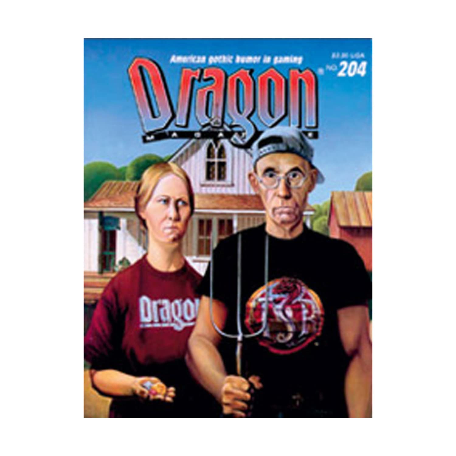 DRAGON Magazine #204 (April 1994) "American gothic humor in gaming" by ...