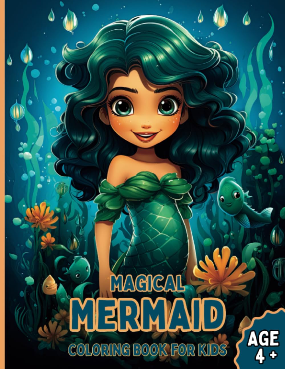 Magical Mermaid Coloring Book for Kids: An Underwater Adventure for ...