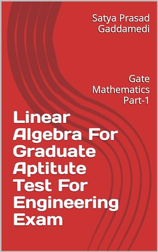 Linear Algebra For Graduate Aptitute Test For Engineering Exam: Gate ...