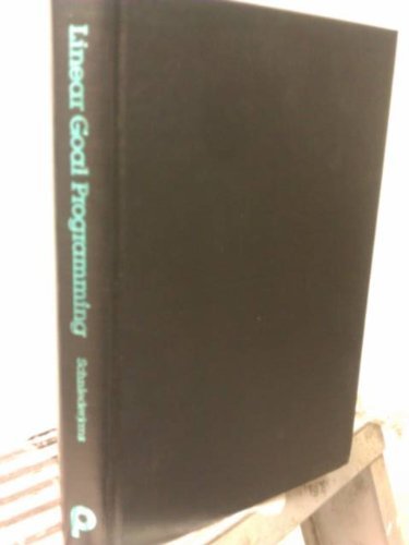 Linear Goal Programming by Marc J. Schniederjans | Goodreads