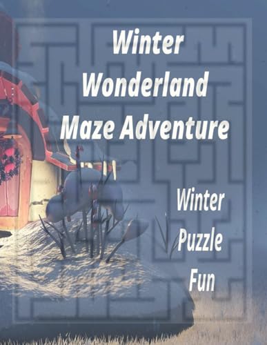 Winter Wonderland Maze Adventure: Winter Puzzle Fun: Maze Books by ...