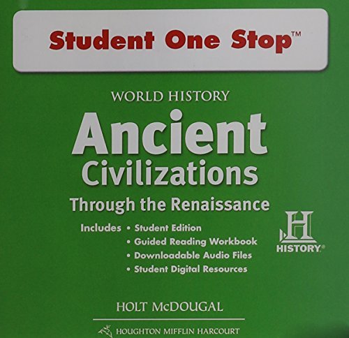 By HOLT MCDOUGAL World History: Student One Stop DVD-ROM Ancient ...