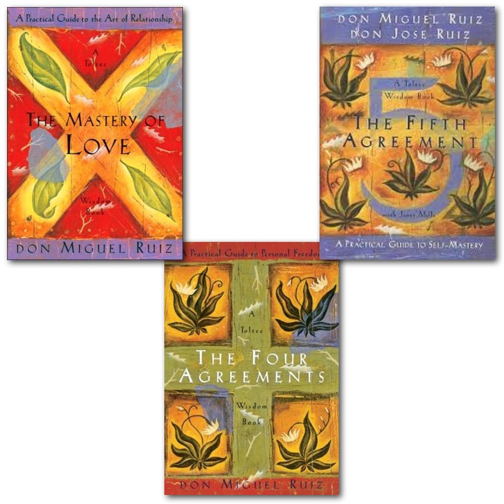 Don Miguel Ruiz Toltec Wisdom Series Collection 3 Books Set, by Miguel ...