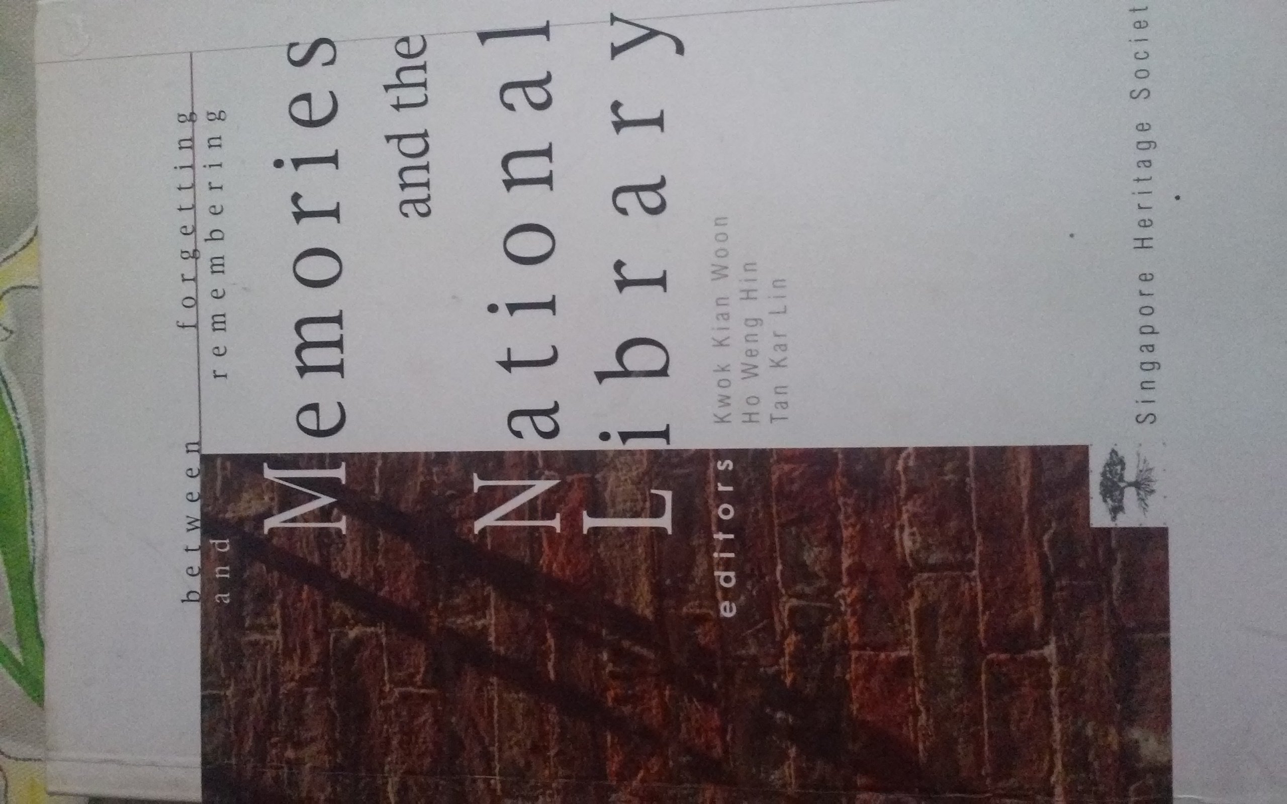 Memories and the National Library: Between forgetting and remembering ...