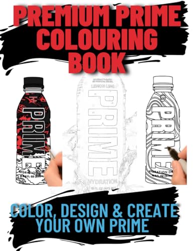 Premium Prime Drink Colouring Book | Premium Quality Paper to reduce ...