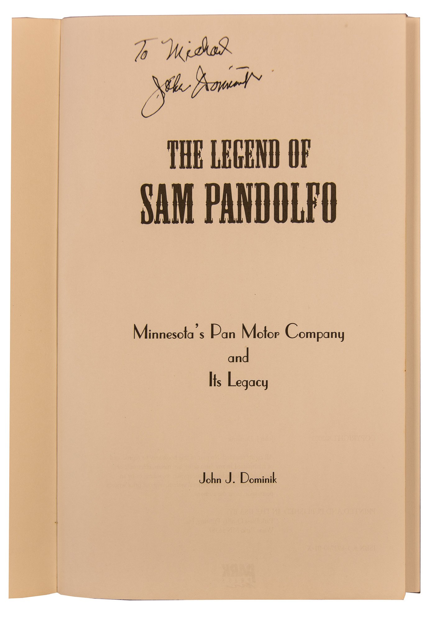 Legend of Sam Pandolfo by John J. Dominik | Goodreads
