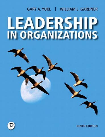 Leadership in Organizations, 9th edition, Instructor's Review Copy by ...