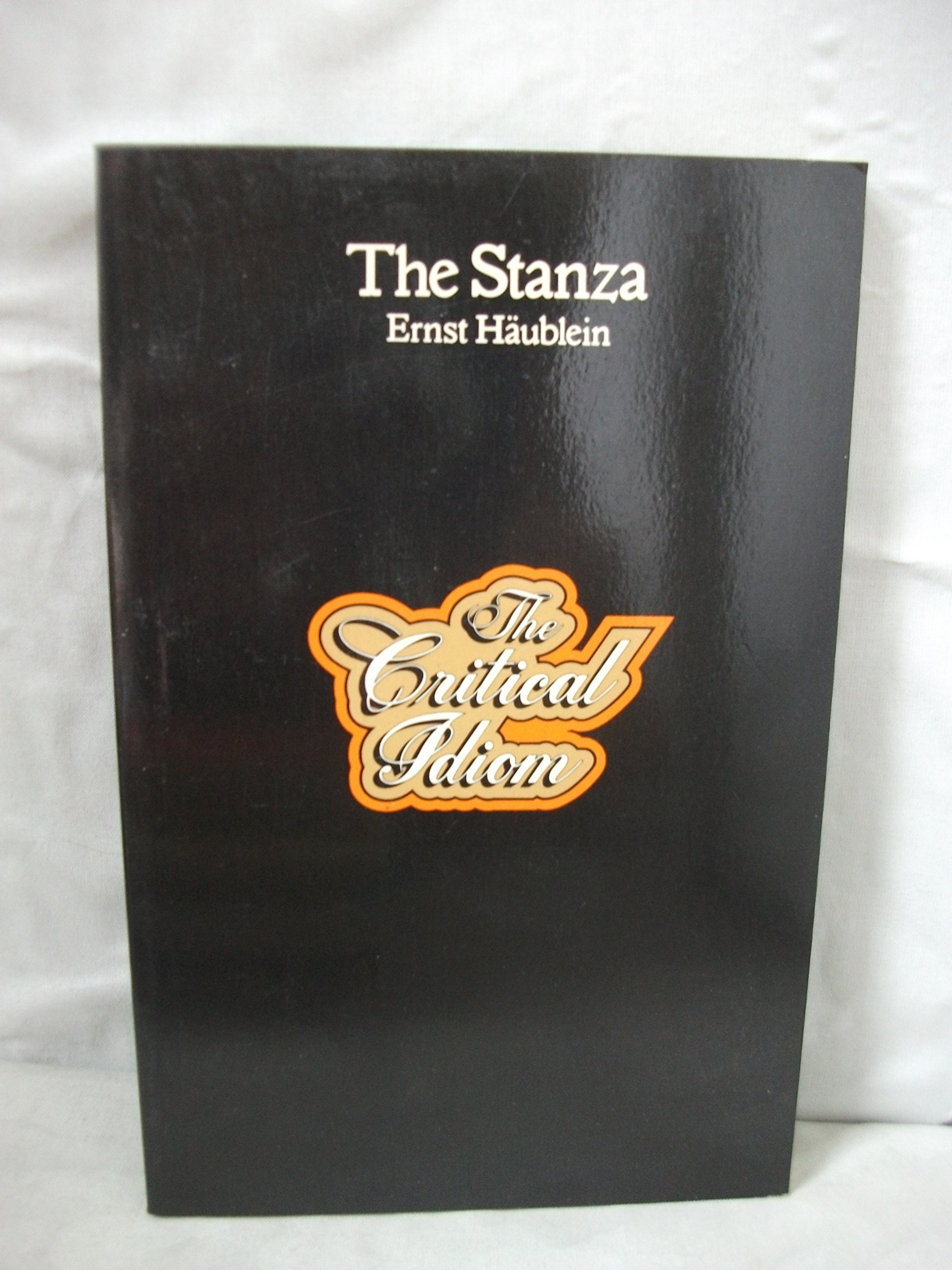 Stanza (Critical Idiom) by Ernst Haublein | Goodreads