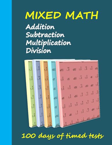 Mixed Math Workbook Addition Subtraction Multiplication Division: Math ...