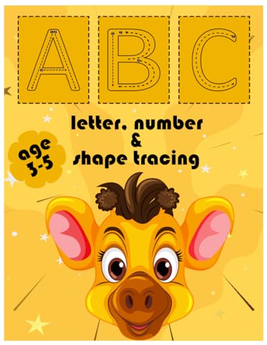Large ABC Letters, Number & Shape Tracing: Jumbo Tracing Book For ...