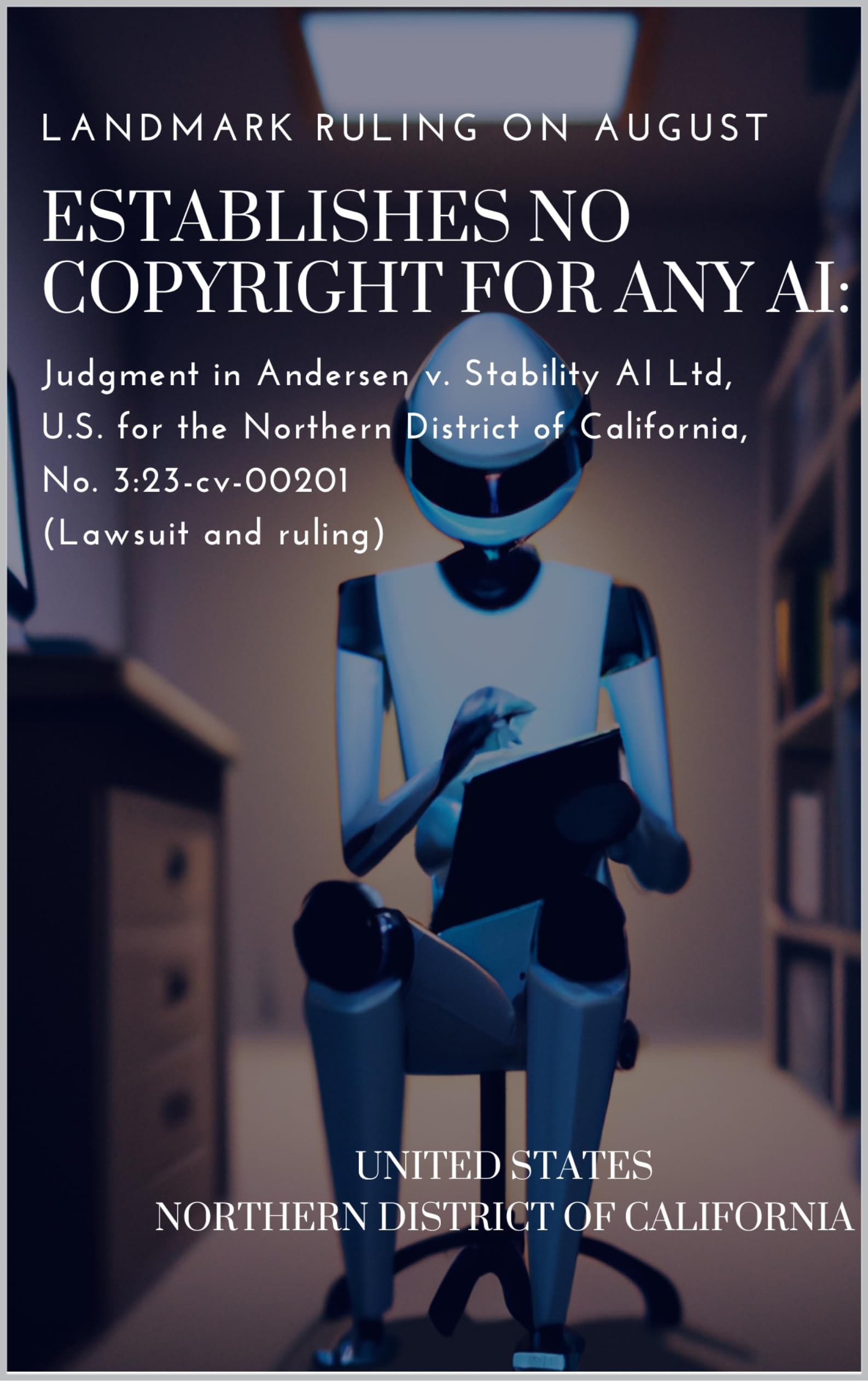 Landmark Ruling on August 2023, Establishes No Copyright for Any AI ...