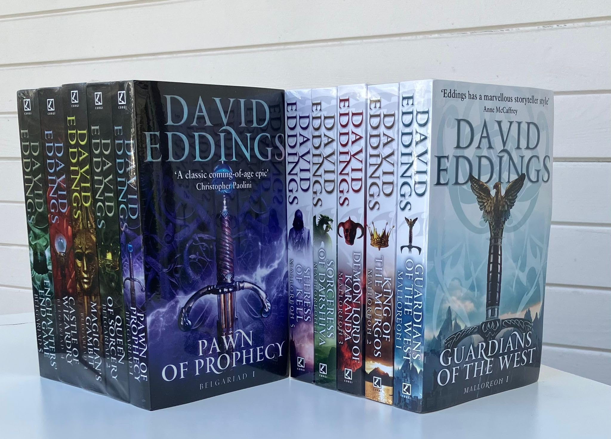 The Belgariad and the Malloreon Ten Books Collection Set By David ...