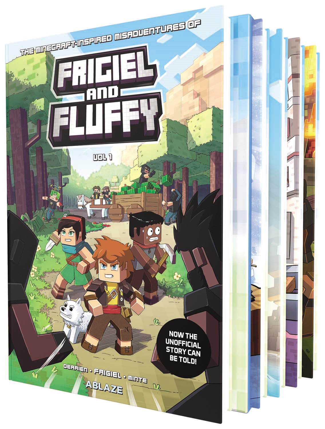 The Minecraft-Inspired Misadventures of Frigiel & Fluffy Vol. 1-5 Box ...