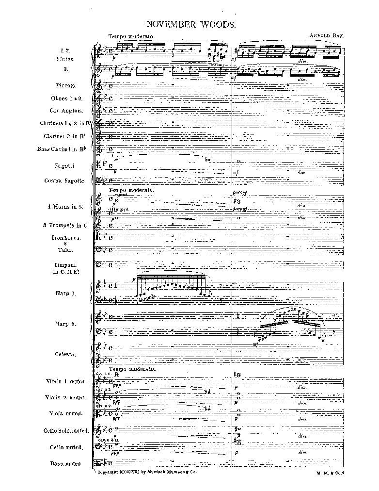 November Woods by Arnold Bax | Goodreads