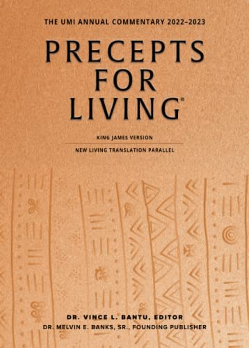 Precepts for Living Large Print 2022-2023 by Dr. Vince L. Bantu Melvin ...