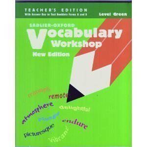Vocabulary Workshop, Level Green, Teacher's Edition by adlier Oxford ...