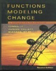 Functions Modeling Change: A Preparation for Calculus by Eric Connally ...