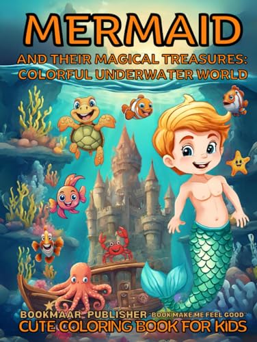 Mermaids And Their Magical Treasures: Coloring Tales From A Colorful ...