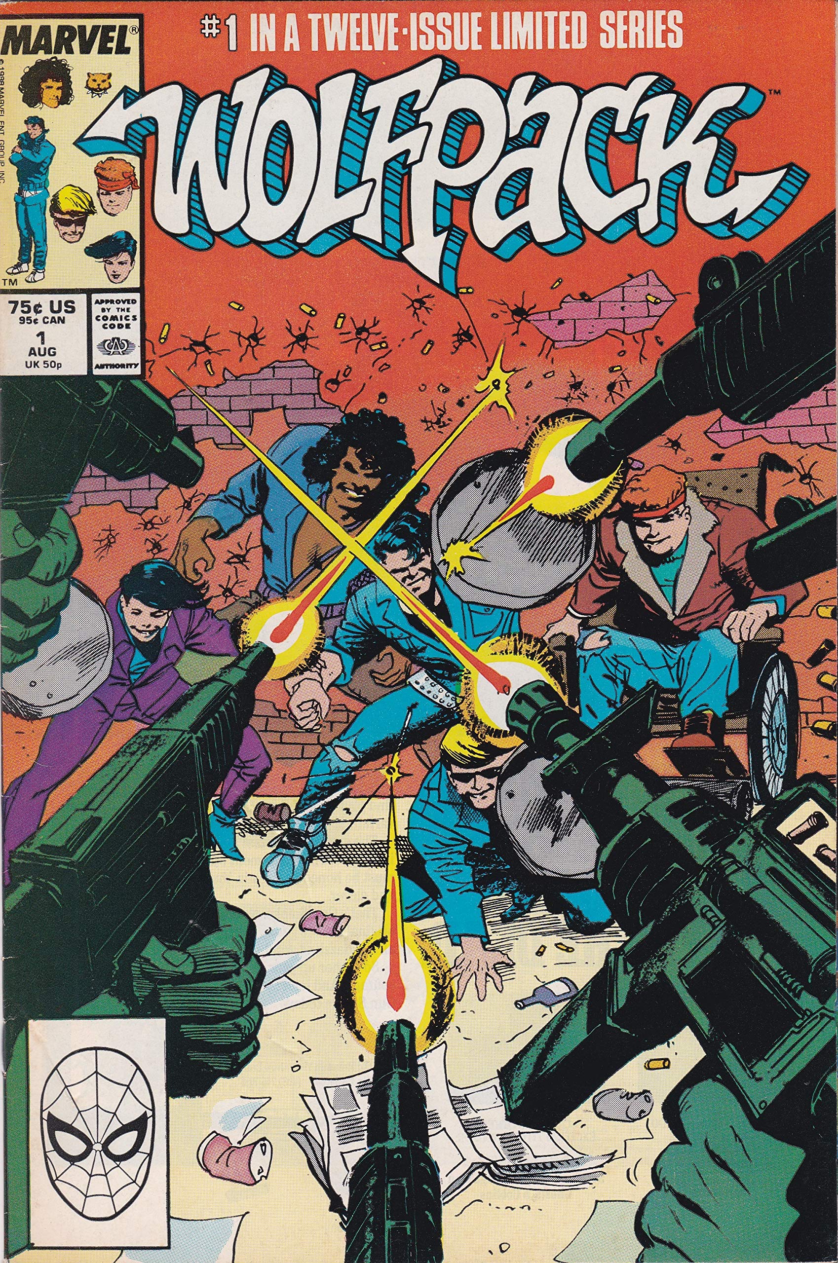 Wolfpack Comic # 1 August 1988 by Marvel Comics | Goodreads