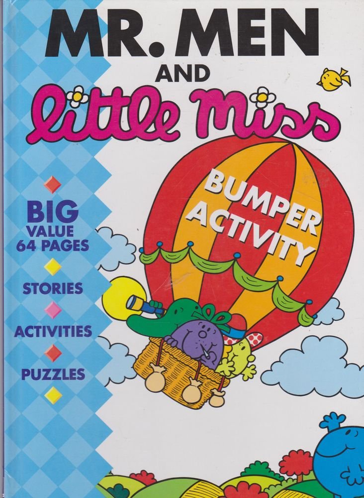 Mr. Men and Little Miss Bumper Activity Book by Roger Hargreaves ...