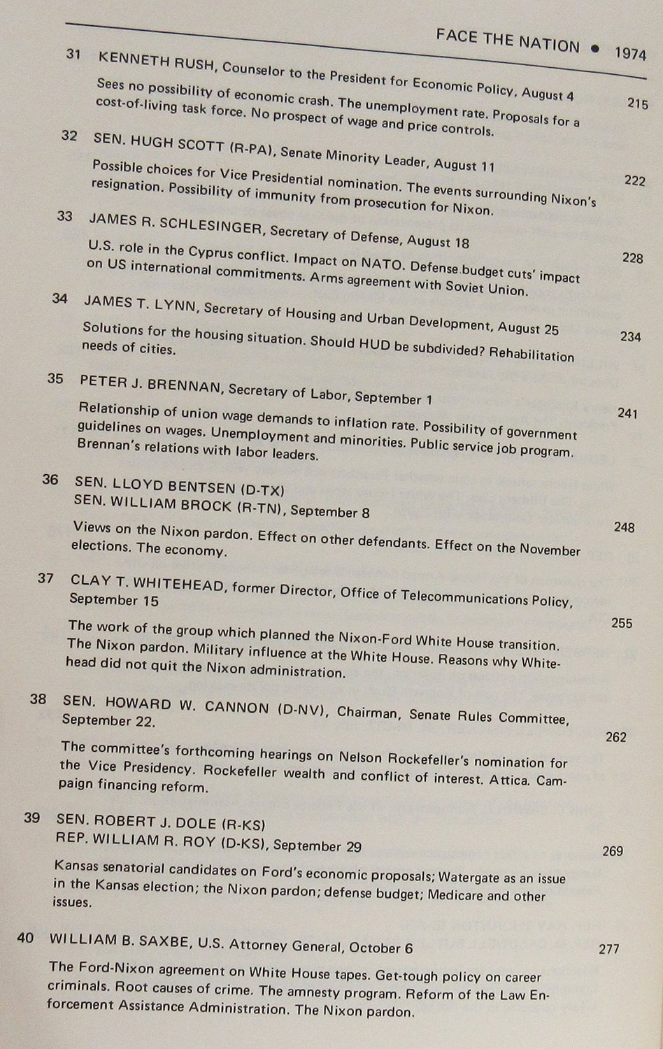 Face the Nation: Collected Transcripts from the C.B.S.Radio and ...