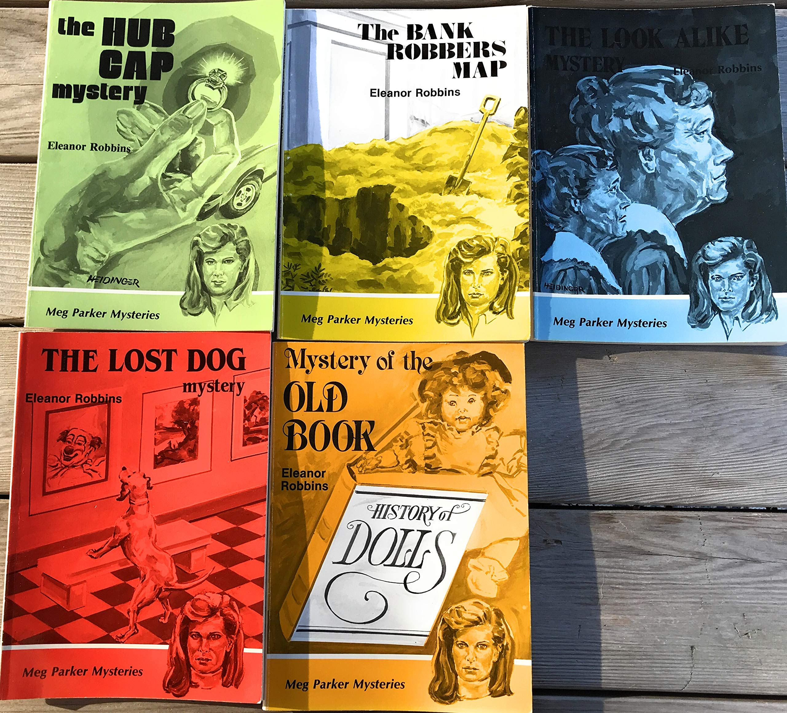 Meg Parker Mysteries Set 1: The Bank Robber's Map, the Lost Dog Mystery ...