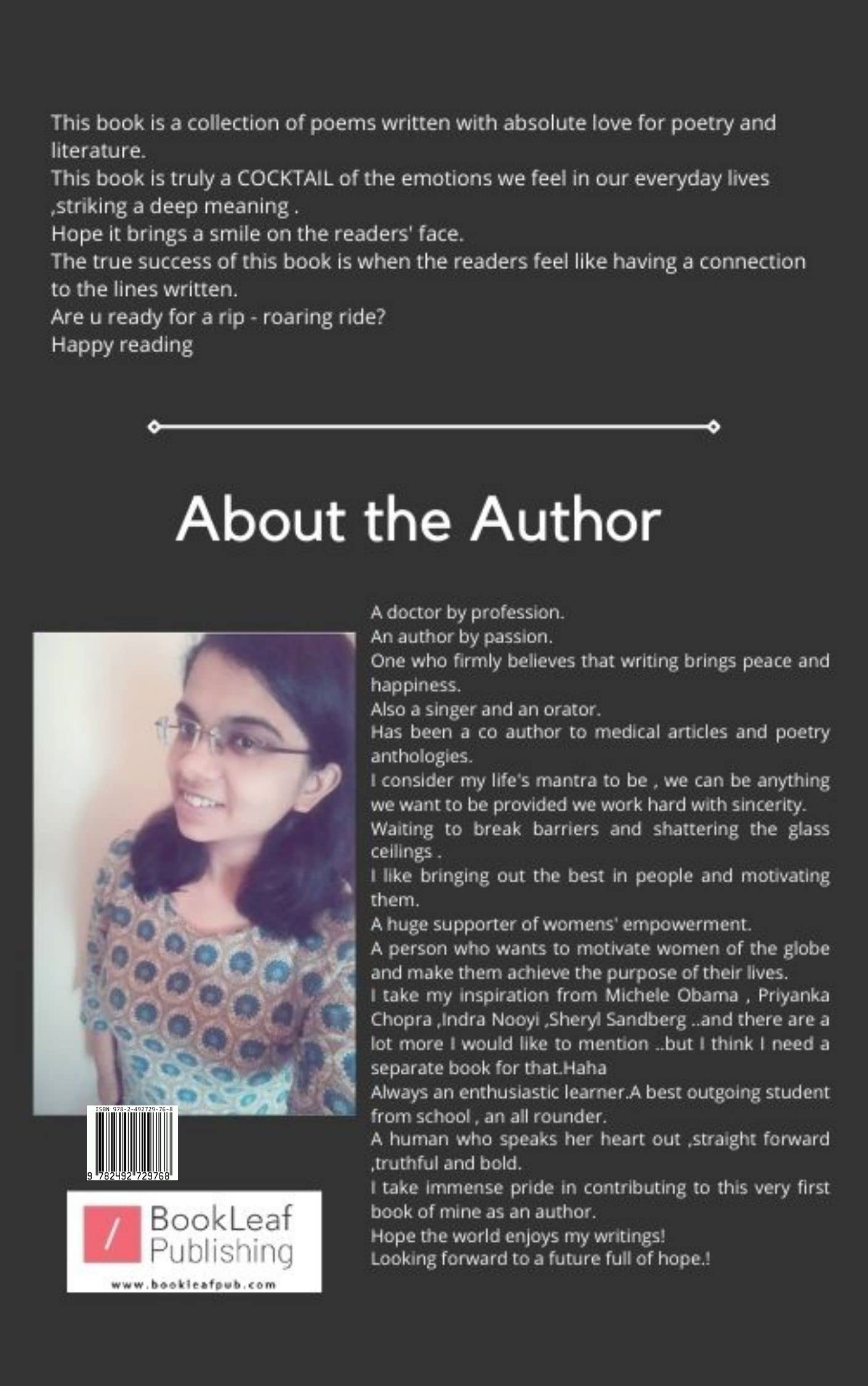 Cocktail-Poems for your soul by Dr Swathy Elangovan | Goodreads