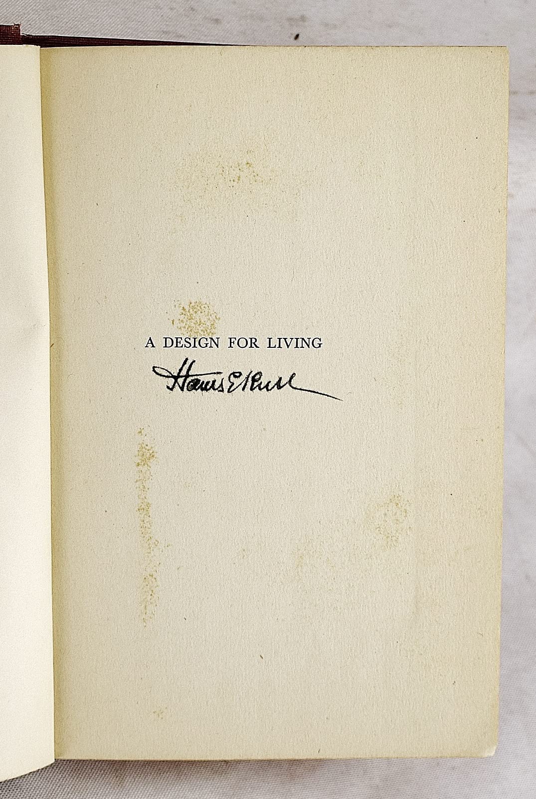 A design for living, by Harris Elliott Kirk | Goodreads