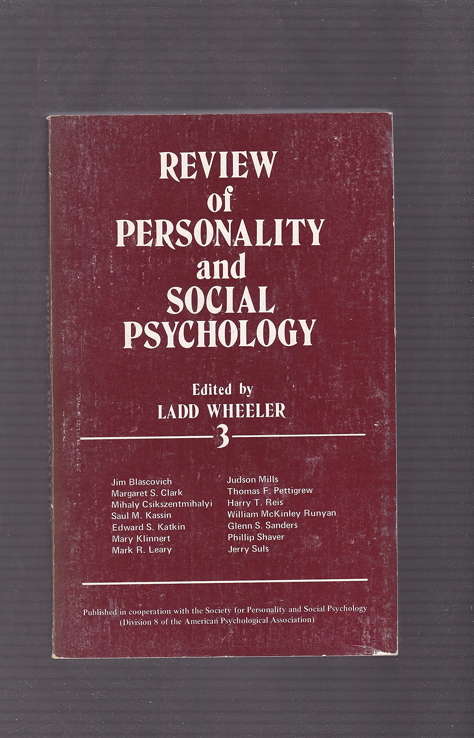 Review of Personality and Social Psychology: Volume 1 by Ladd Wheeler ...