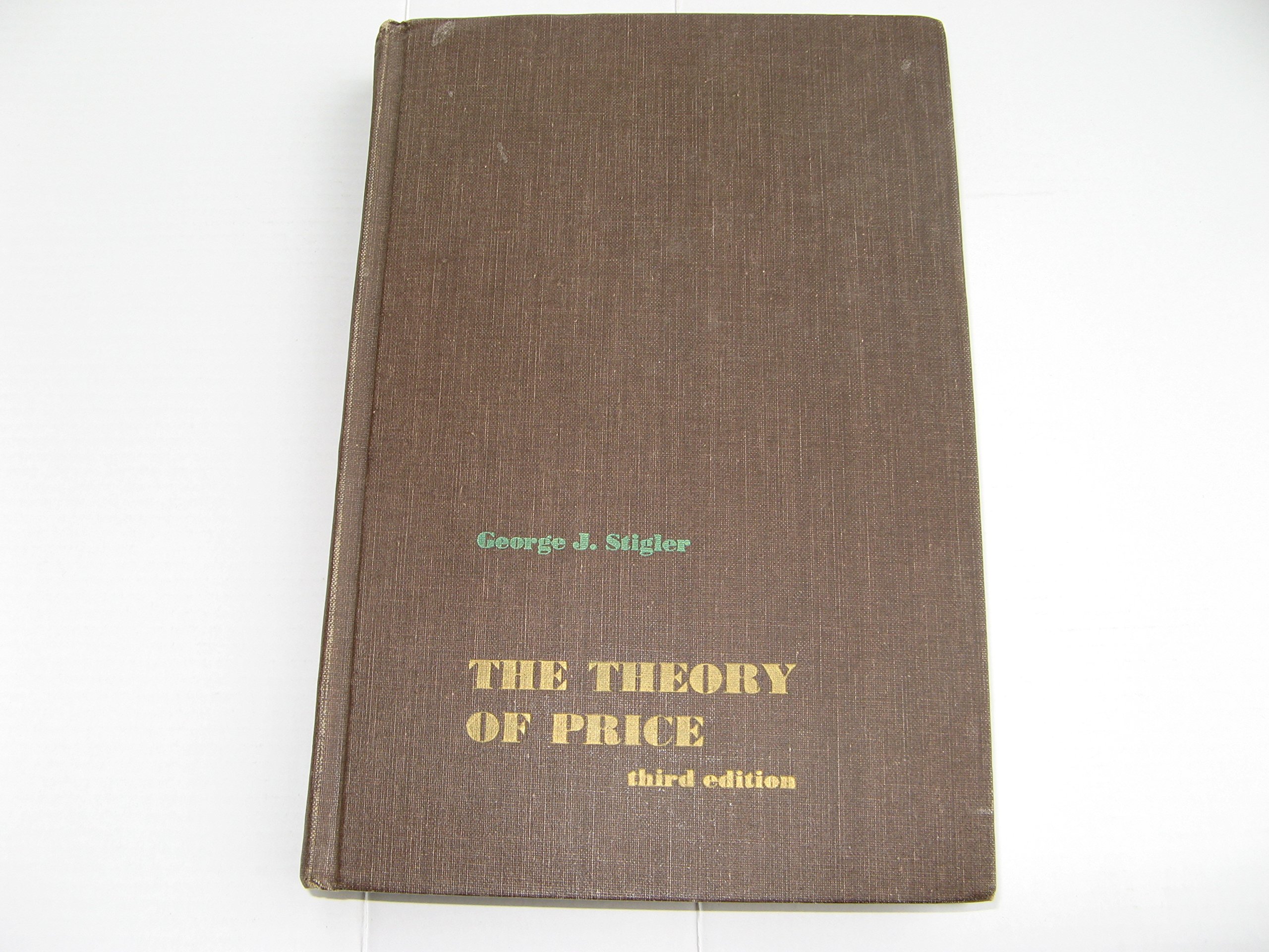Theory Price by Stigler | Goodreads