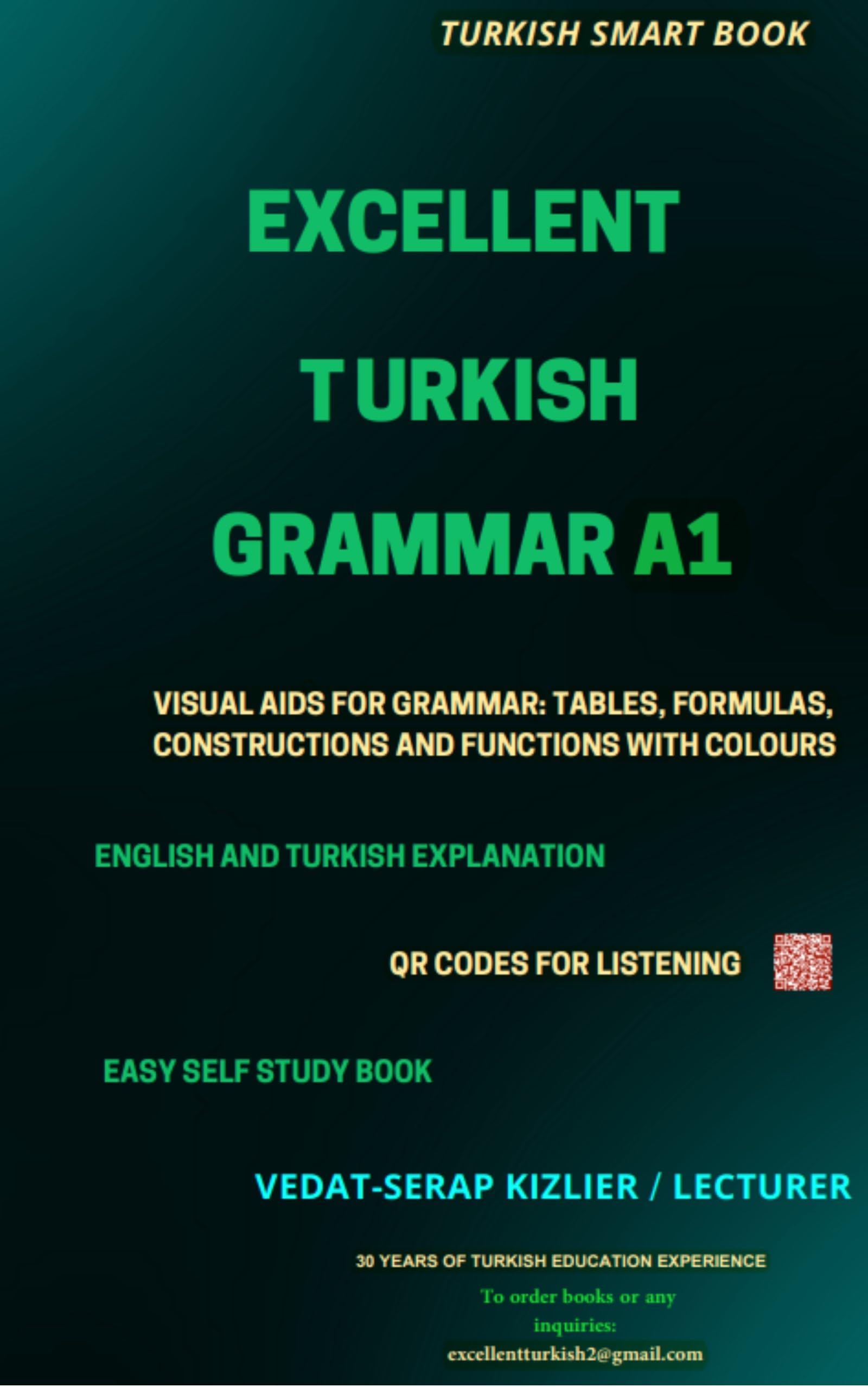 Excellent Turkish Grammar A1: Turkish Smart Book by VEDAT KIZLIER ...