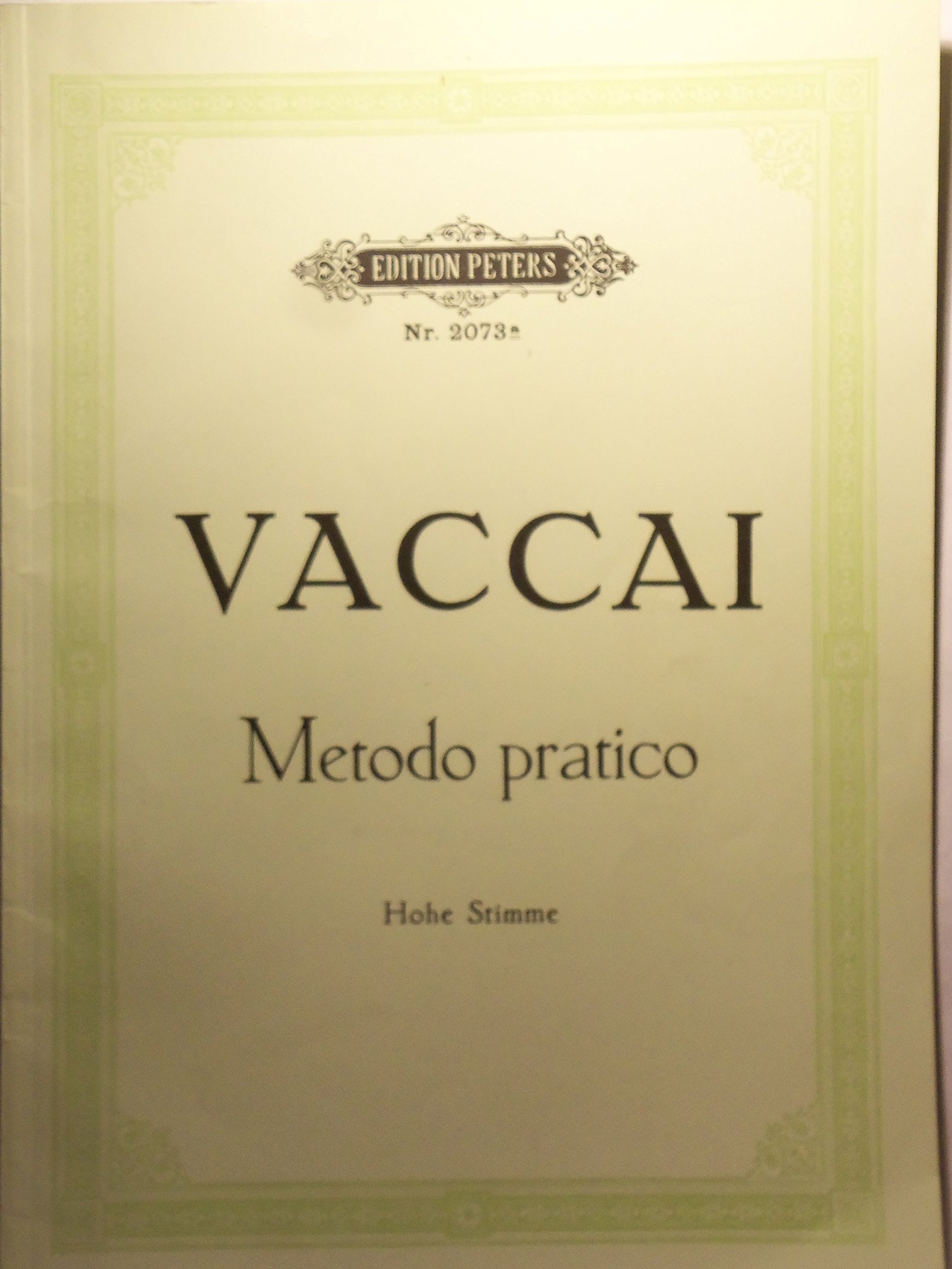 Metodo Practico (High Voice) by Nicola Vaccai | Goodreads