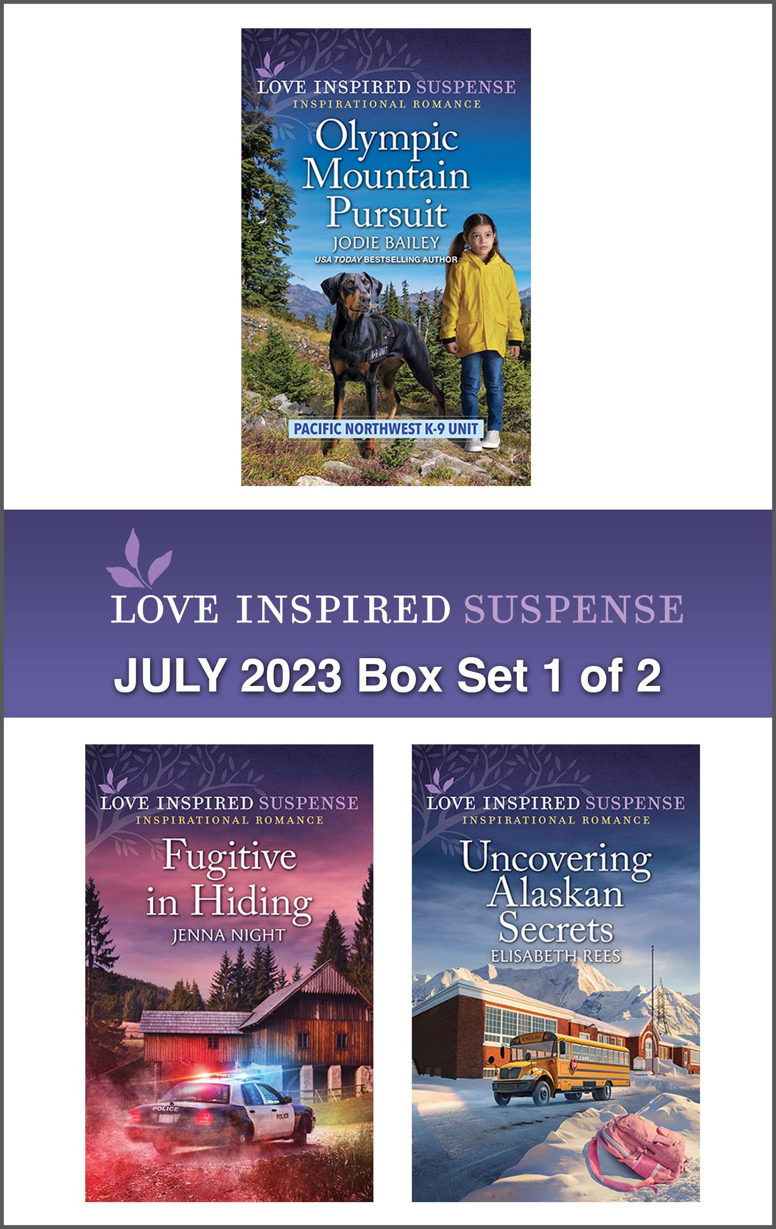 Love Inspired Suspense July 2023 - Box Set 1 of 2/Olympic Mountain Pursuit/Fugitive in Hiding ...
