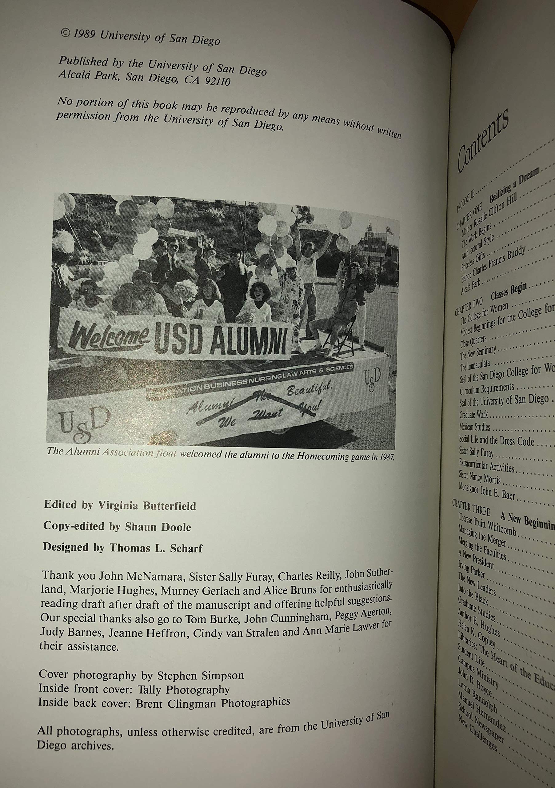 The First Forty Years: A History of the University of San Diego 1949 ...