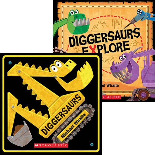 Diggersaurs and Diggersaurs Explore (2-Book Set) by Michael Whaite ...