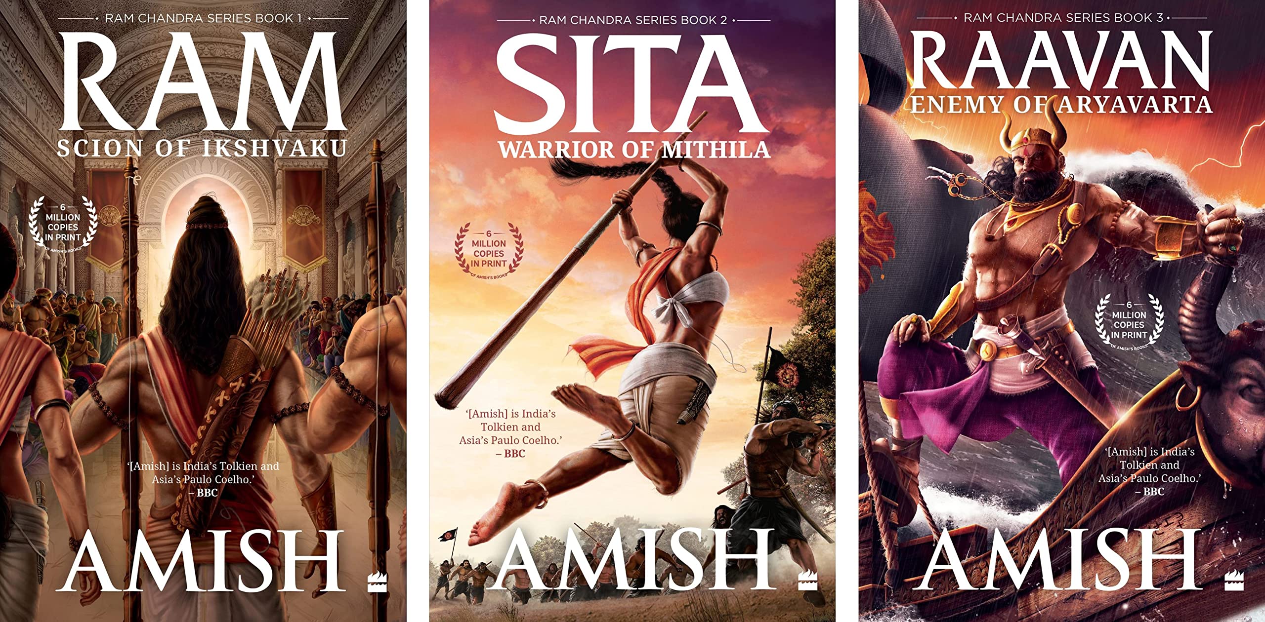 Ram Chandra Series Books 1-3 [Ram; Sita and Raavan] By Tripathi Amish by Amish Tripathi | Goodreads