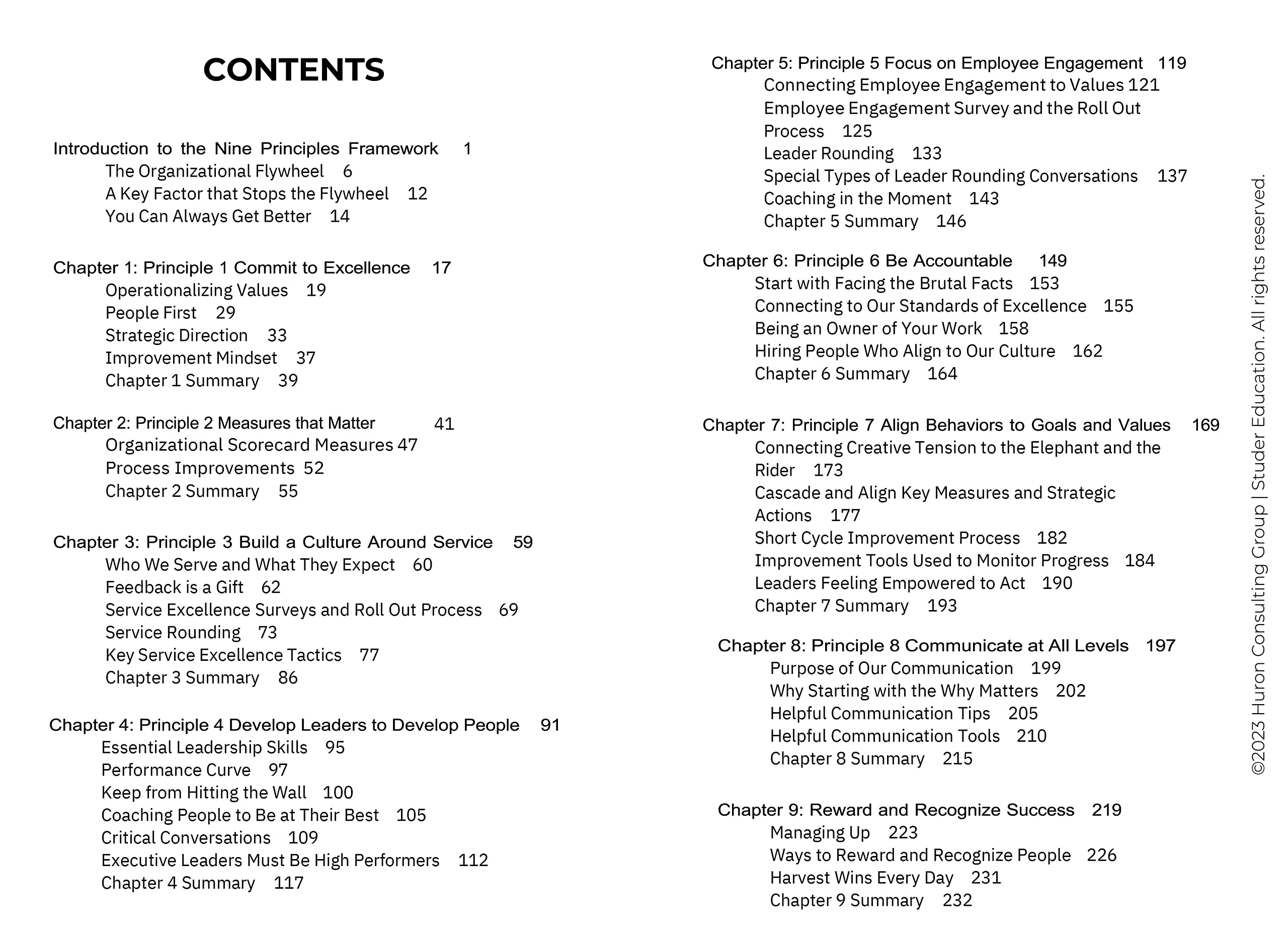 Hardwiring Excellence in Education - The Nine Principles® Framework by ...