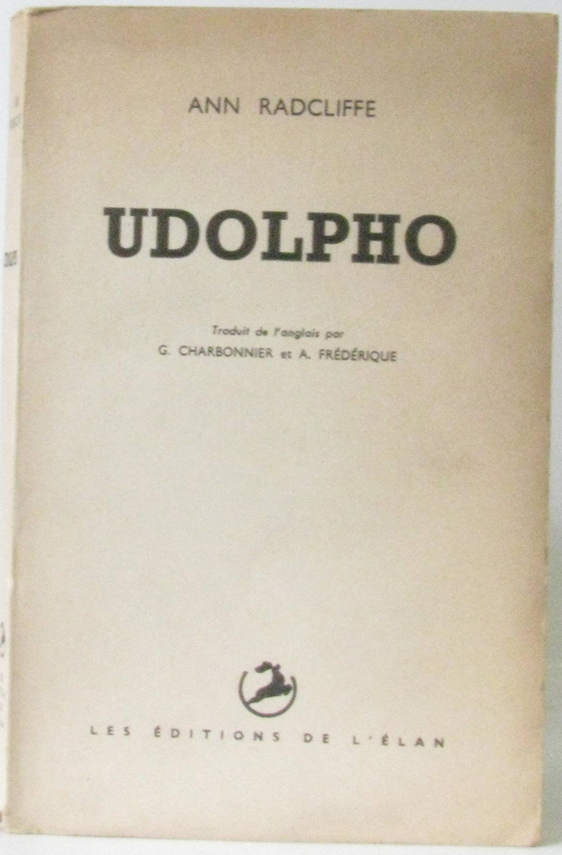 Udolpho by Ann Radcliffe | Goodreads