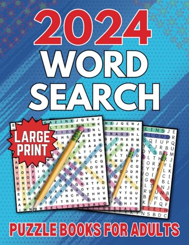 2024 Large Print Word Search Puzzles Book For Adults: Large print Word ...