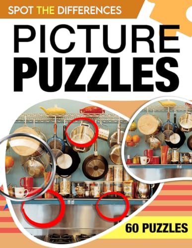 Spot the Difference Puzzle Book for Adults: Spot The Difference Puzzles ...