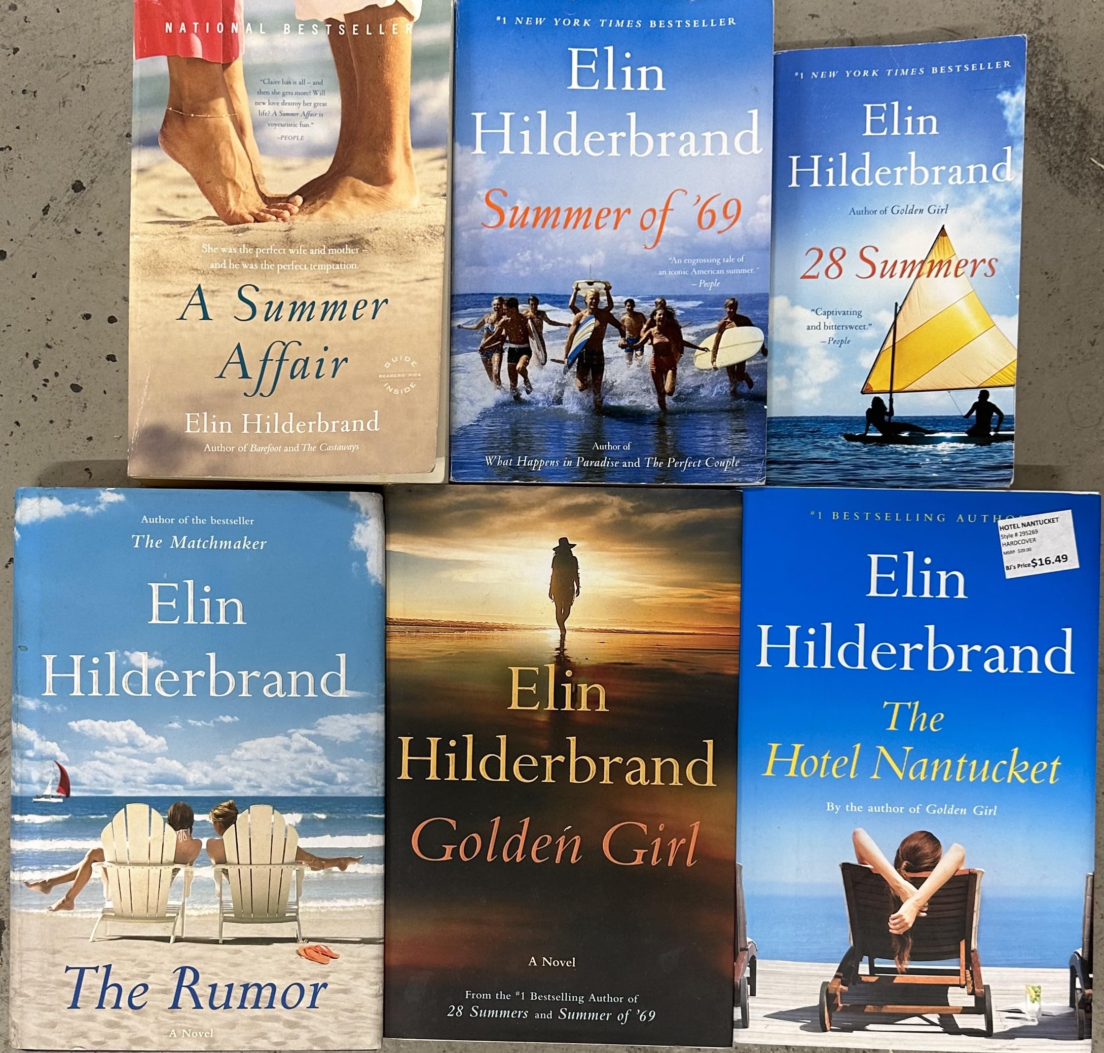 Elin Hilderbrand Fiction Collection 6 Book Set by Elin Hilderbrand ...