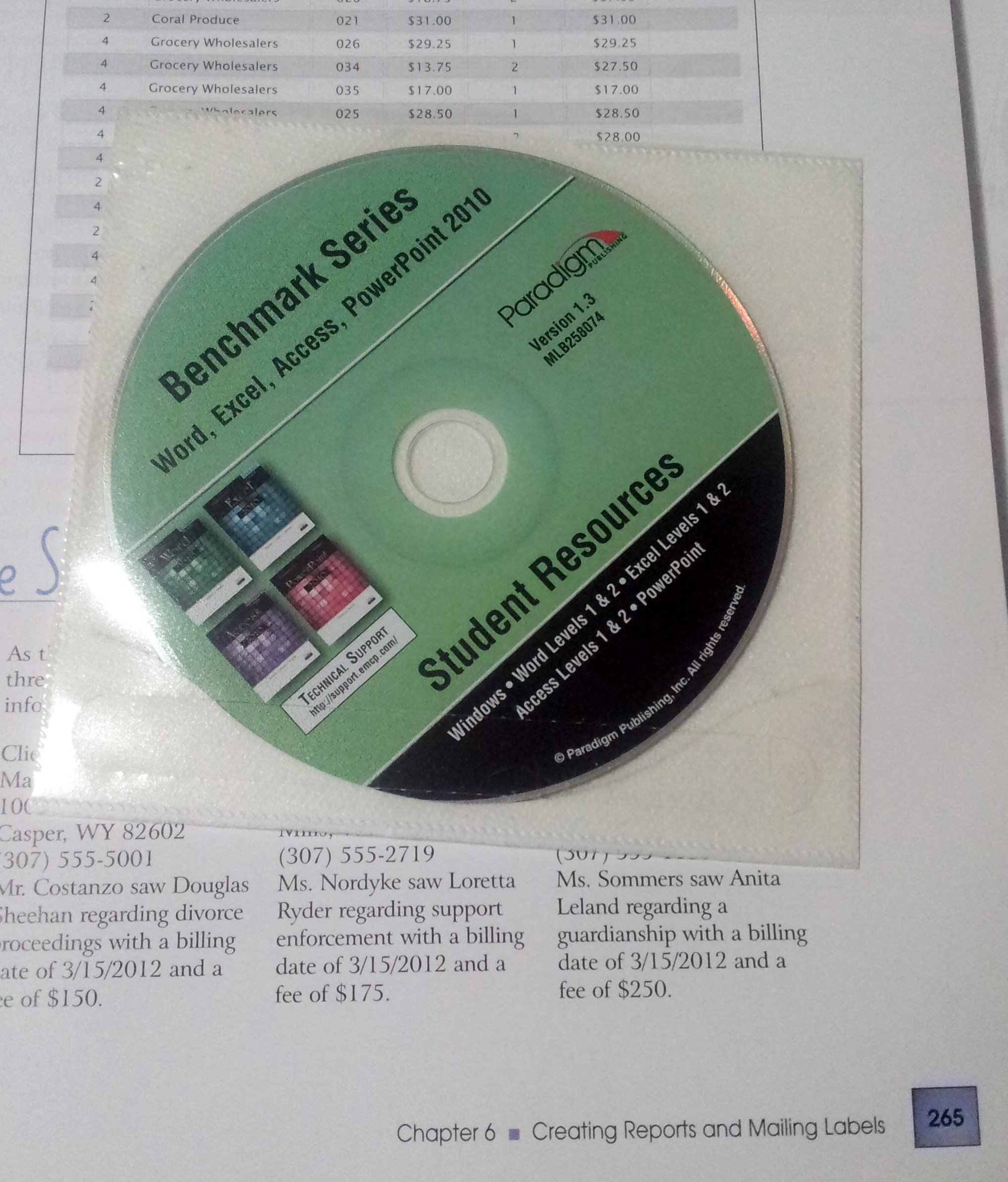 BENCHMARK SERIES: MICROSOFT(R)ACCESS LEVELS 1 AND 2 by Nita Hewitt ...