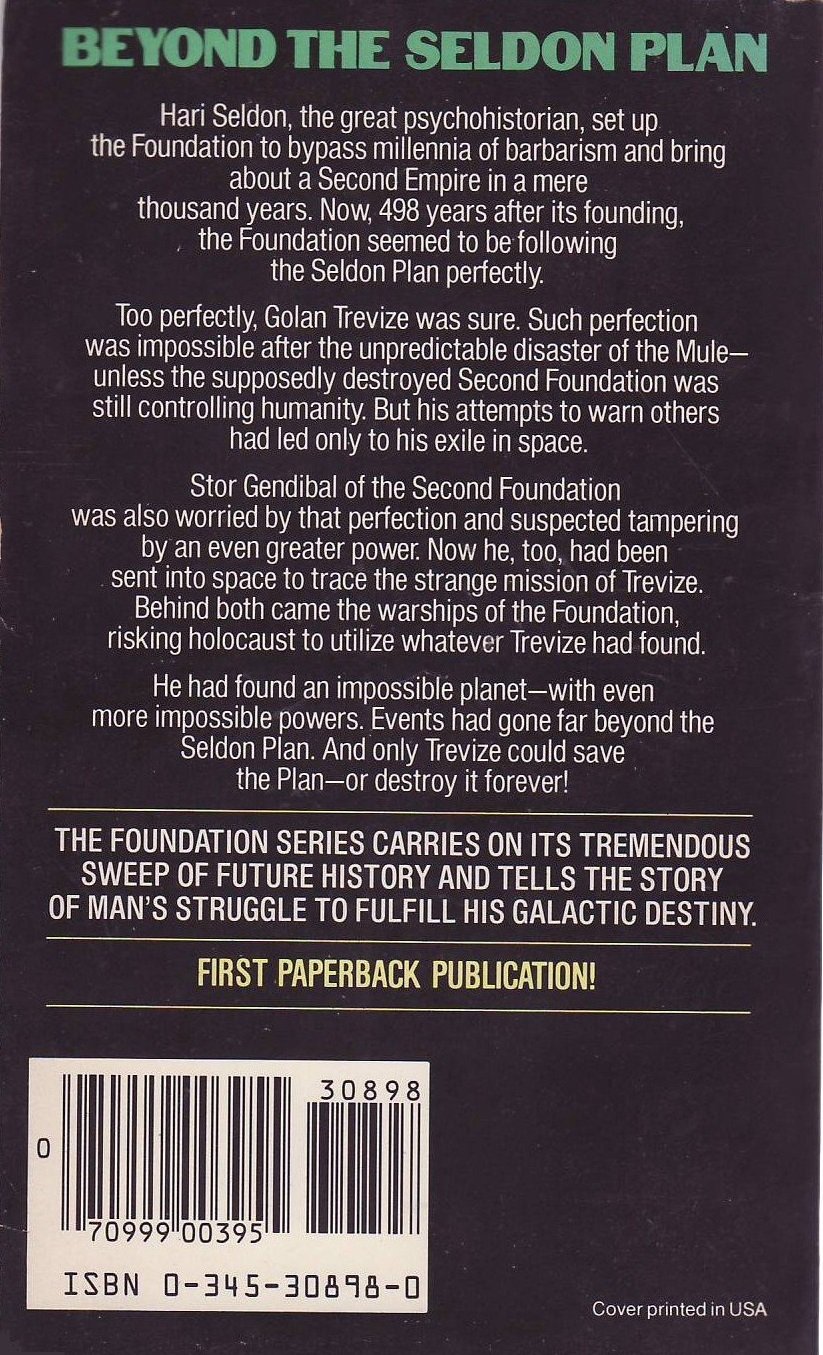 Foundation's Edge by Isaac Asimov | Goodreads