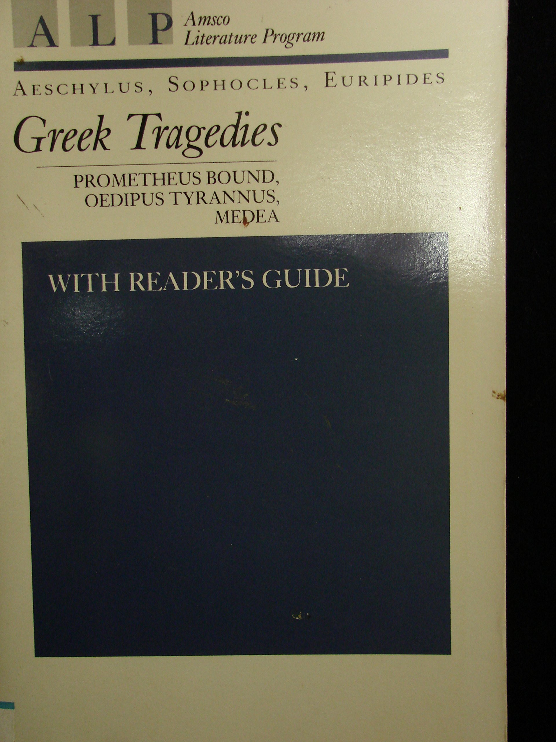 Greek Tragedies by Henry I.; Henry I. Christ (Reader's Guide by) Christ ...